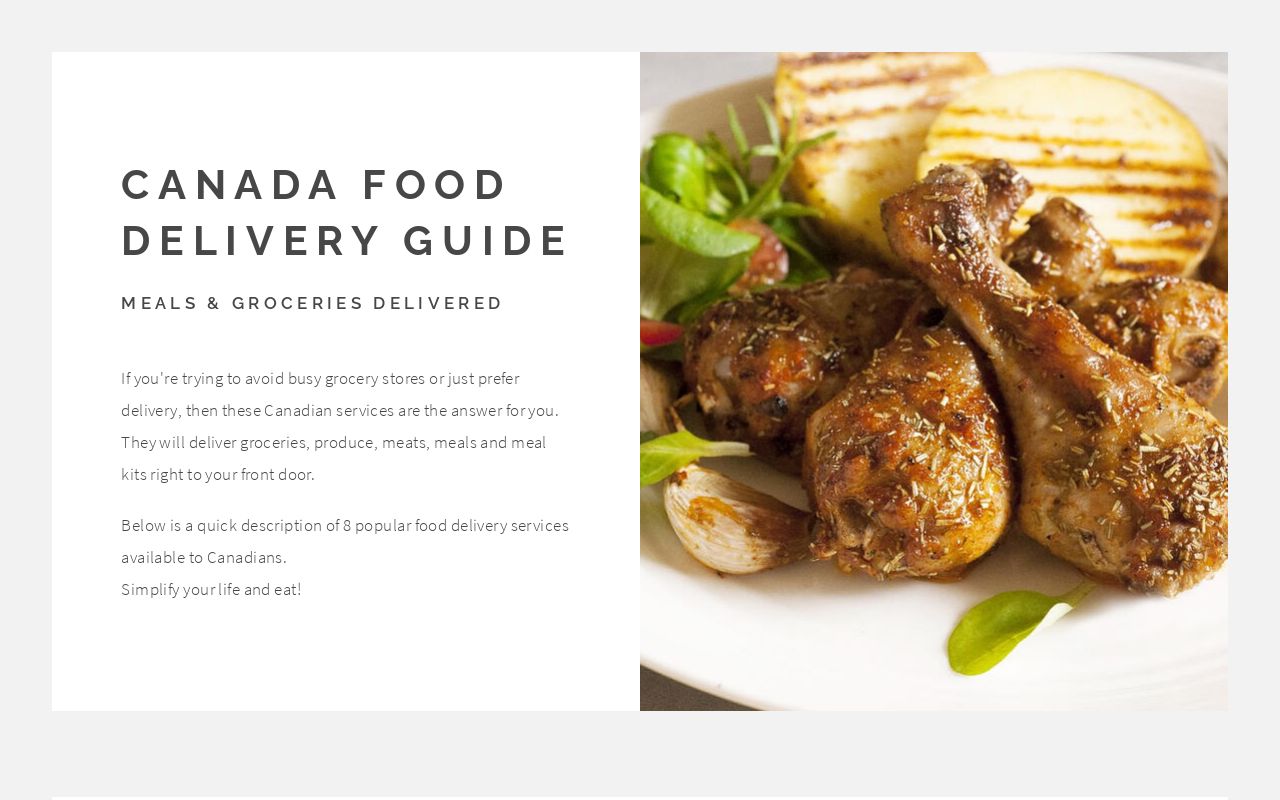 Canada Food Delivery